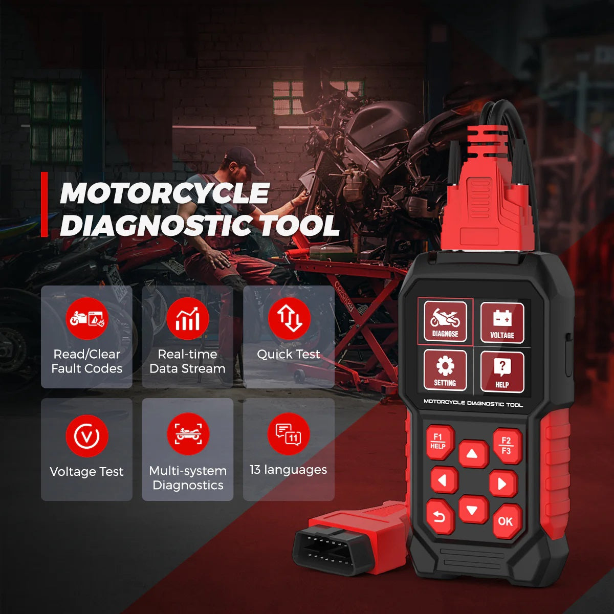Diagnostic Scan Tool & Fault Code Reader for Aprilia Motorcycle – ATV ...
