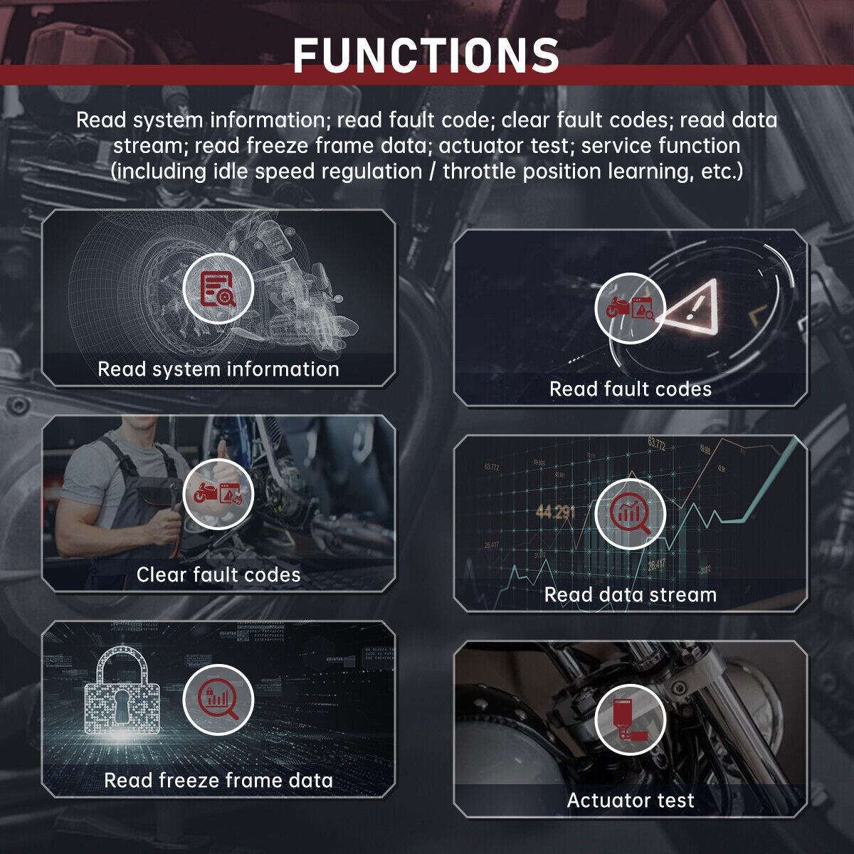 Diagnostic Scan Tool & Fault Code Reader for Suzuki Motorcycle – ATV ...
